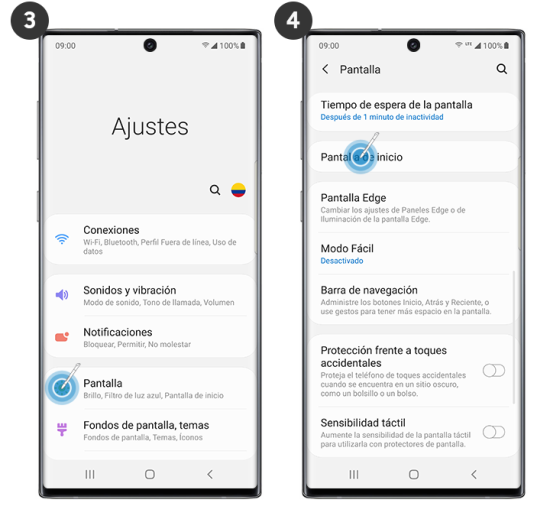 Galaxy Note10 - ¿Cómo configurar el modo horizontal? | Samsung CO