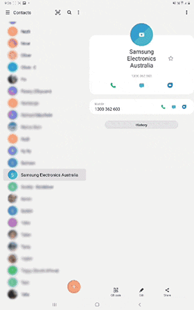 Galaxy Tab S7 LTE - Llamar y enviar mensajes de texto | Samsung CO