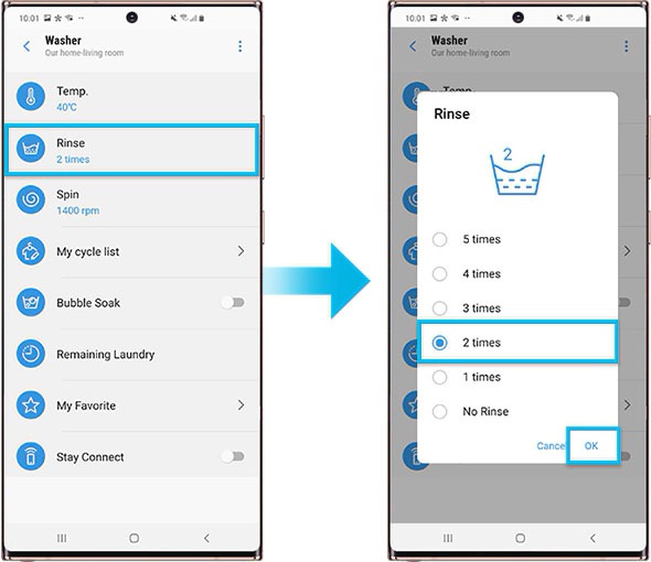 How to control the washing machine with SmartThings | Samsung Caribbean