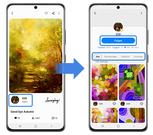 Penup App verwenden | Samsung DE