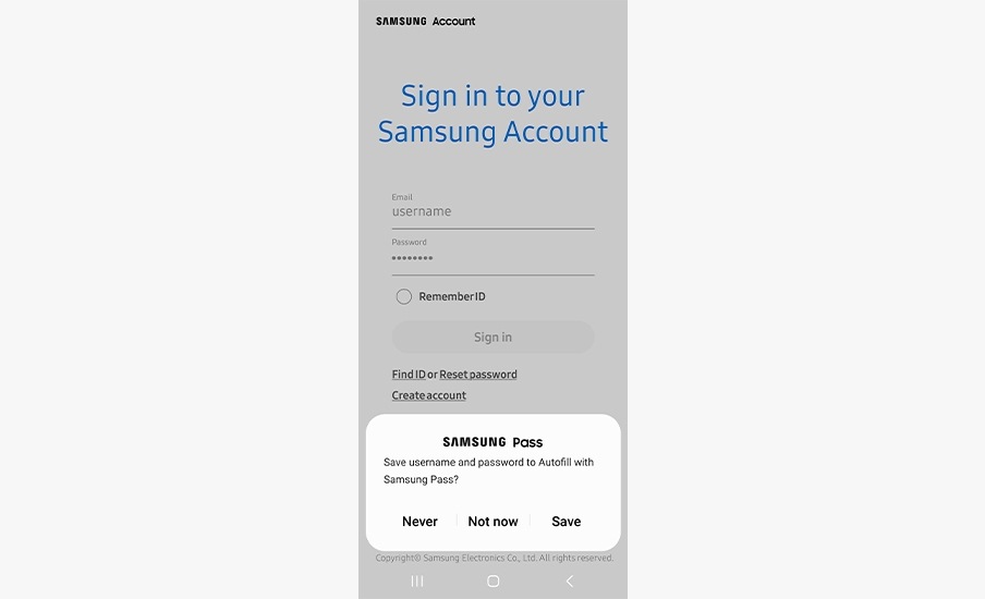 Samsung Pass | Apps und Dienste | Samsung Deutschland