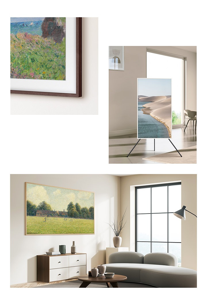 Samsung frame tv shelf store