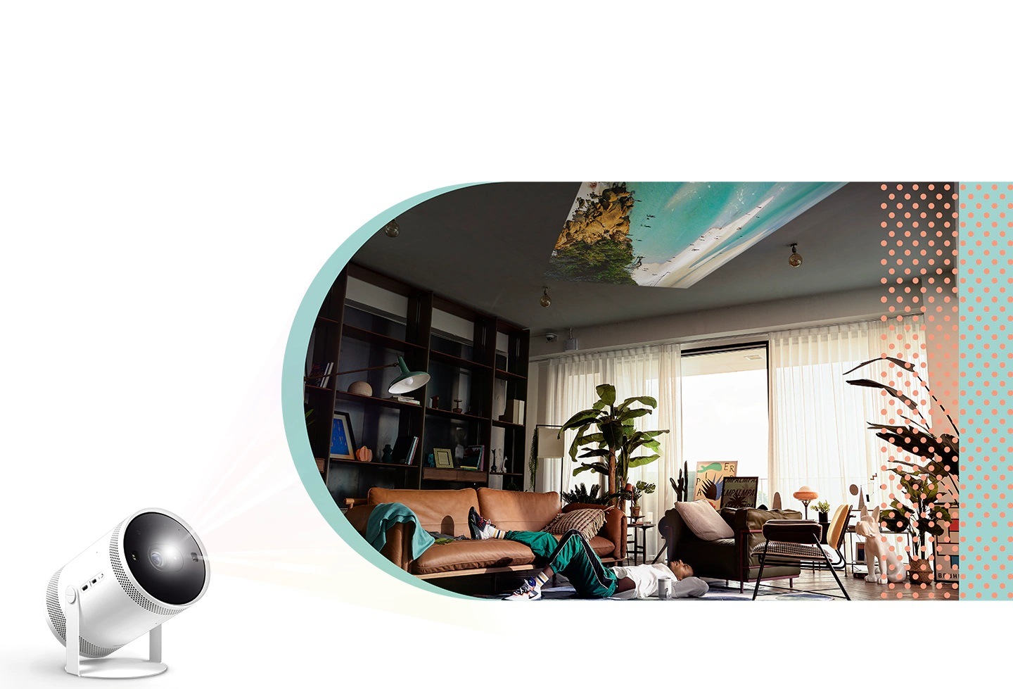 The Freestyle Smart-Projektor kaufen: Mini Beamer | Samsung DE