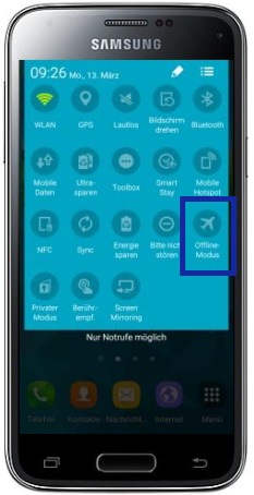 Wozu dient der Offline-Modus in meinem Mobiltelefon? | Samsung DE