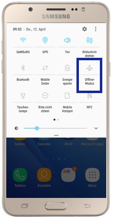 Wozu dient der Offline-Modus in meinem Mobiltelefon? | Samsung DE