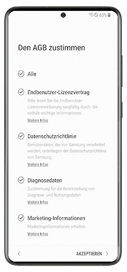 Kurzanleitung Galaxy Ersteinrichtung | Samsung Deutschland
