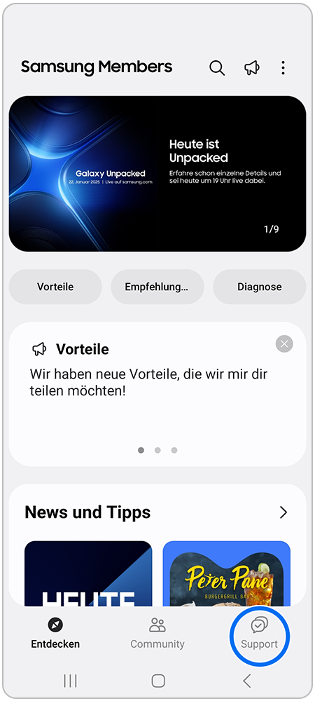 Samsung Account: Ein Gerät registrieren | Samsung DE