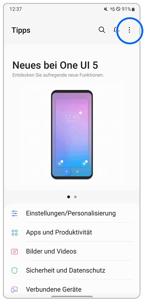 Samsung Tipps App: Übersicht & Nutzung | Samsung DE