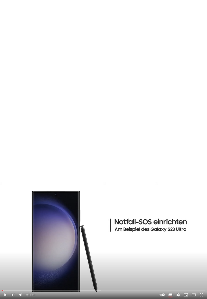 Galaxy Smartphone: Notfall-SOS | Samsung DE