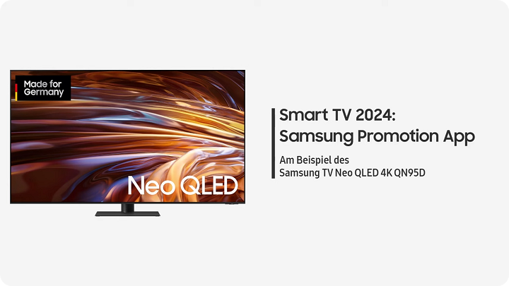 Smart TV: Samsung Promotion App | Samsung Deutschland