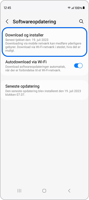 Sådan downloader og installerer man software til Galaxy AI-funktioner ...
