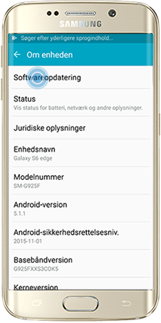 Sådan søger du efter opdateringer til operativsystemet på din Samsung ...