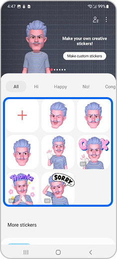 How to use AR Emoji Sticker in Samsung devices | Samsung India