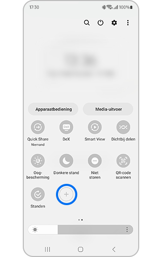 Hoe knoppen toevoegen aan of verwijderen uit het Quick setting-panel ...