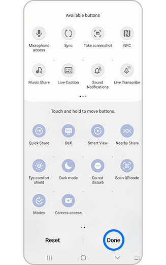 How to add or remove buttons from Quick Setting panel | Samsung Caribbean