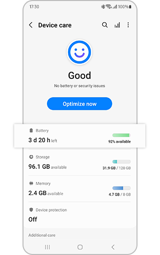 Optimization | Galaxy Battery | Samsung Caribbean