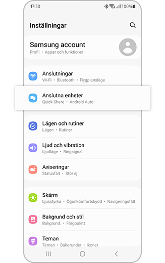 Hur man ansluter en Galaxy-enhet till andra enheter med hjälp av ...