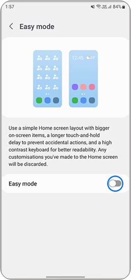 Using Easy Mode on my Samsung Phone | Samsung Gulf