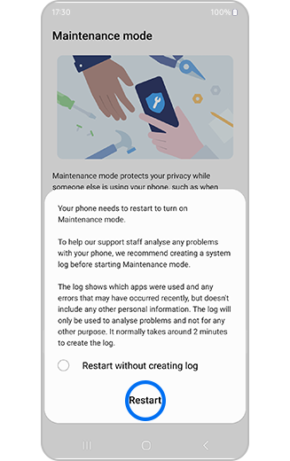 Maintenance mode | Samsung Canada