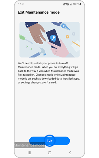 Maintenance mode | Samsung Canada