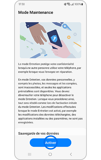 Mode maintenance | Samsung Canada