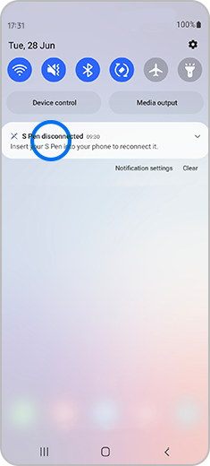S pen not working store