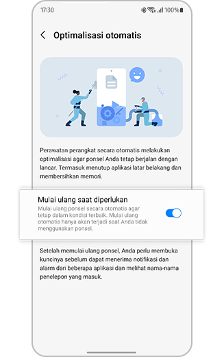 Bagaimana cara mengoptimalkan perangkat Galaxy Anda secara otomatis