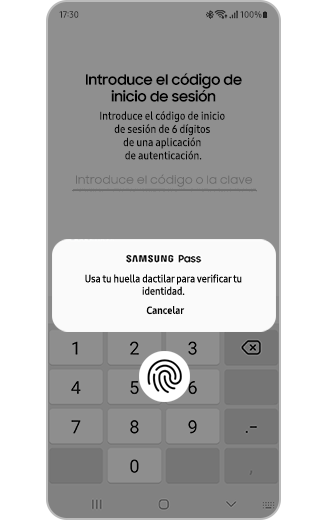 Cómo usar Autenticación con contraseña de un solo uso (OTP) de Samsung ...