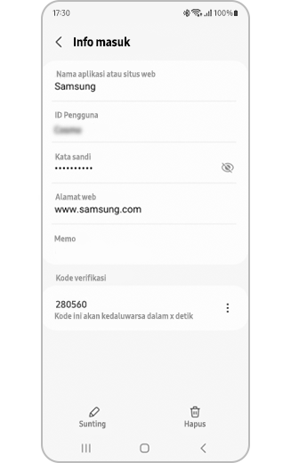 Bagaimana cara menggunakan OTP Samsung Pass