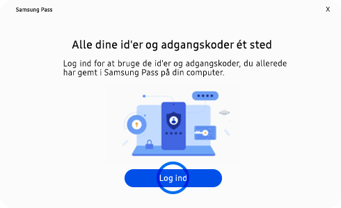 Sådan bruges Samsung Pass på en Samsung-PC | Samsung Danmark
