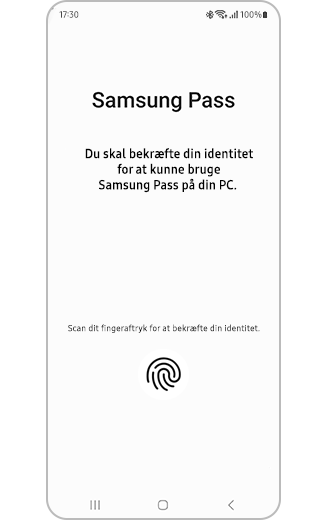 Sådan bruges Samsung Pass på en Samsung-PC | Samsung Danmark