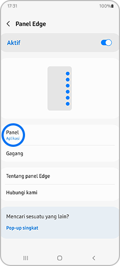 Cara memaksimalkan Edge Panels