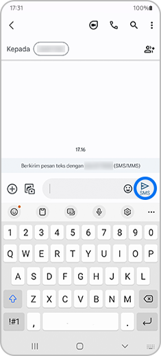Cara menggunakan Android Message di perangkat Galaxy saya
