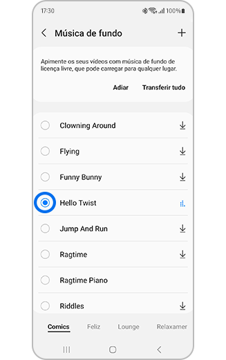 Como usar o Editor de Vídeo Samsung | Samsung AFRICA_PT