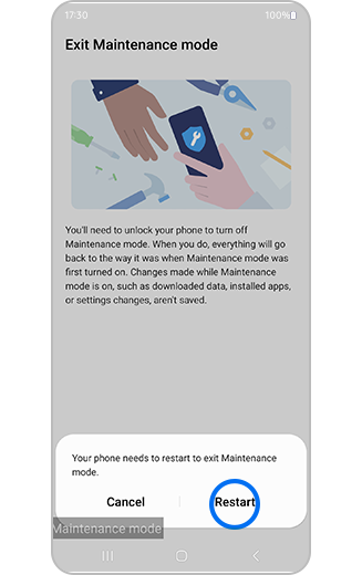 Maintenance mode | Samsung United Kingdom
