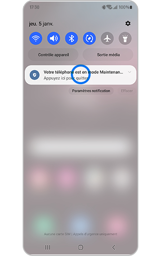Mode maintenance | Samsung France