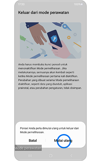 Mode pemeliharaan | Samsung Indonesia