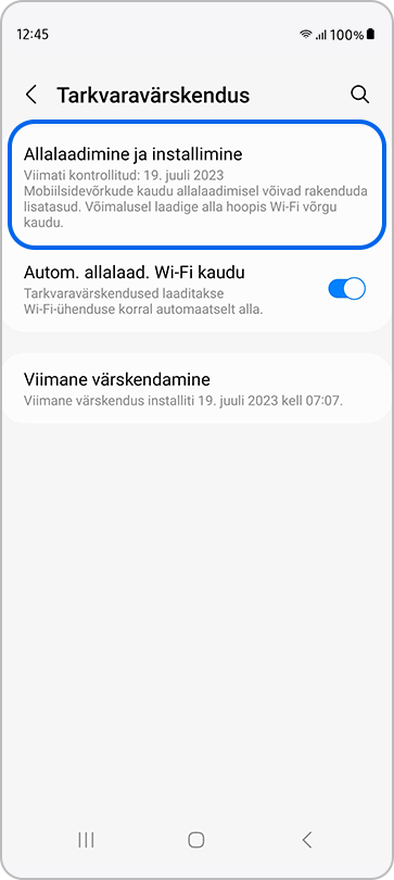 Kuidas laadida alla ja installida Galaxy AI funktsioonide tarkvara ...