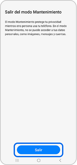 Qué es el modo mantenimiento y cómo se utiliza | Samsung España