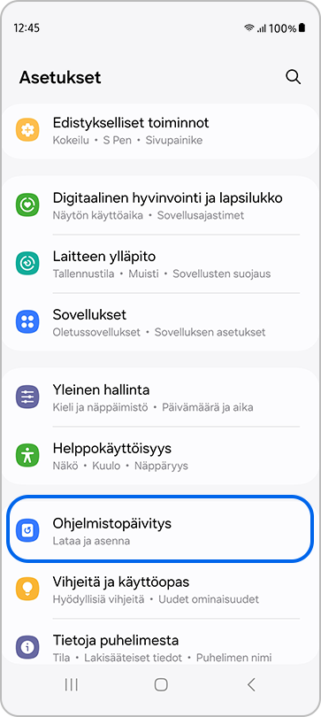 Galaxy AI -ominaisuuksien ohjelmistojen lataaminen ja asentaminen | Samsung Suomi