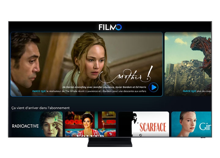 Application FILMO le meilleur du cinéma en streaming | Samsung FR
