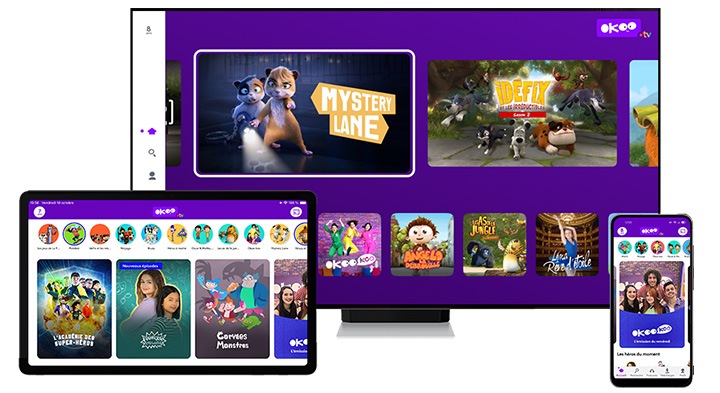 Okoo Lloffre jeunesse de France Télévisions pour les 3-12 ans | Samsung FR