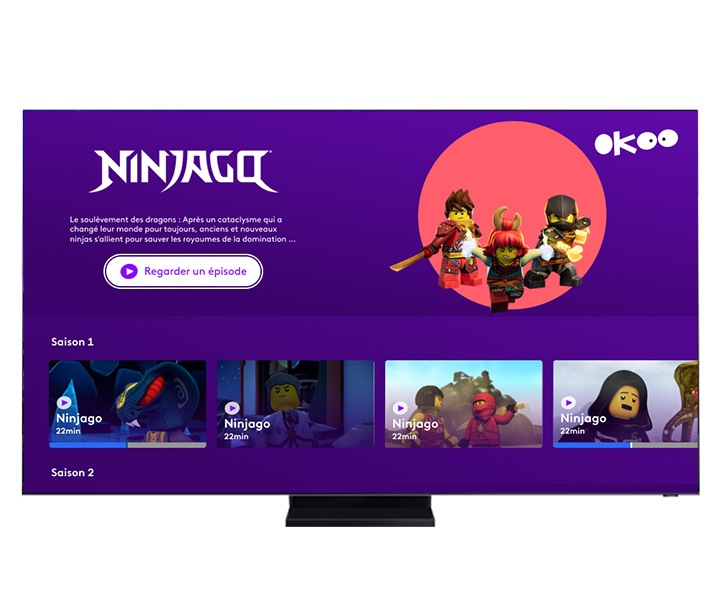 Okoo Lloffre jeunesse de France Télévisions pour les 3-12 ans | Samsung FR