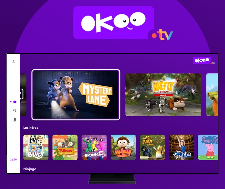 Okoo Lloffre jeunesse de France Télévisions pour les 3-12 ans | Samsung FR