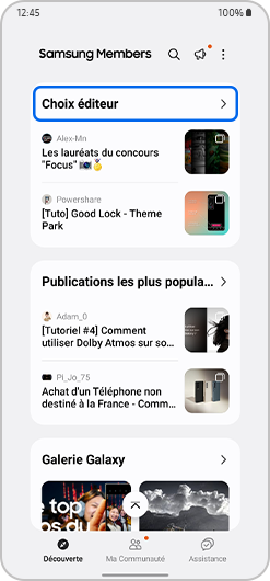 Comment utiliser l’application Samsung Members ? | Samsung BE_FR