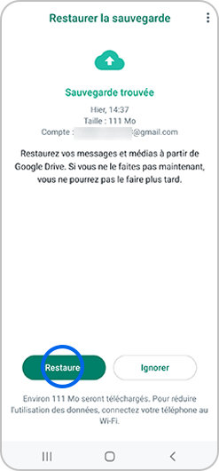 Sauvegarder et restaurer mes données WhatsApp | Samsung France