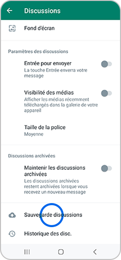 Sauvegarder et restaurer mes données WhatsApp | Samsung France