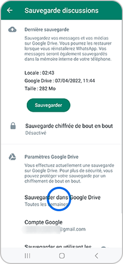 Sauvegarder et restaurer mes données WhatsApp | Samsung France