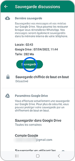 Sauvegarder et restaurer mes données WhatsApp | Samsung France