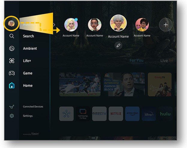Smart TV Tizen 2024 : Nouvelle interface | Samsung France